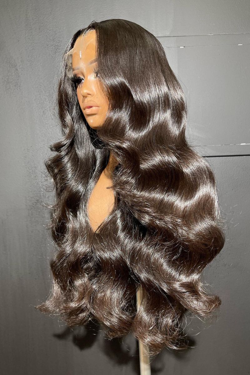 lovebeautywig | Middle Part Loose Wave HD Lace Closure Wig Human Hair ...
